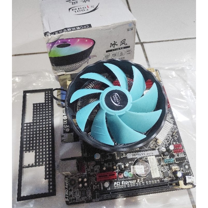 Jual Paketan mobo h61 , core i5 3570 ,ram 2gb , fan baru dan backpanel ...