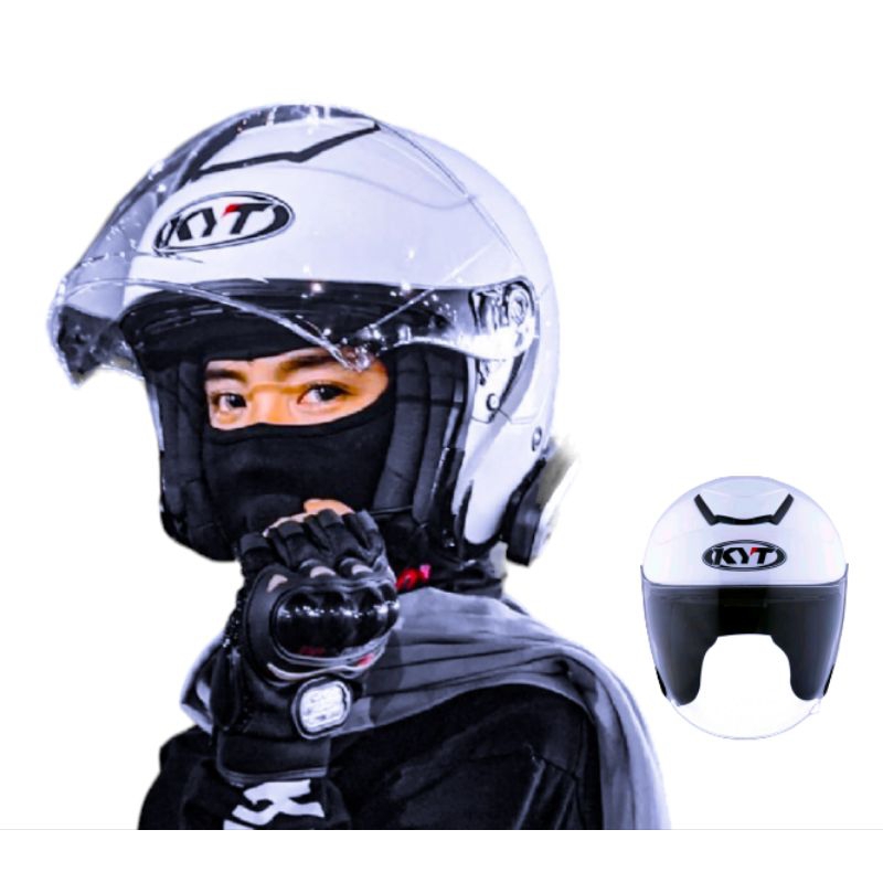 Jual HELM KYT KYOTO GRAY DOFF - HELM HALFFACE KYOTO BIOS TOD | Shopee ...