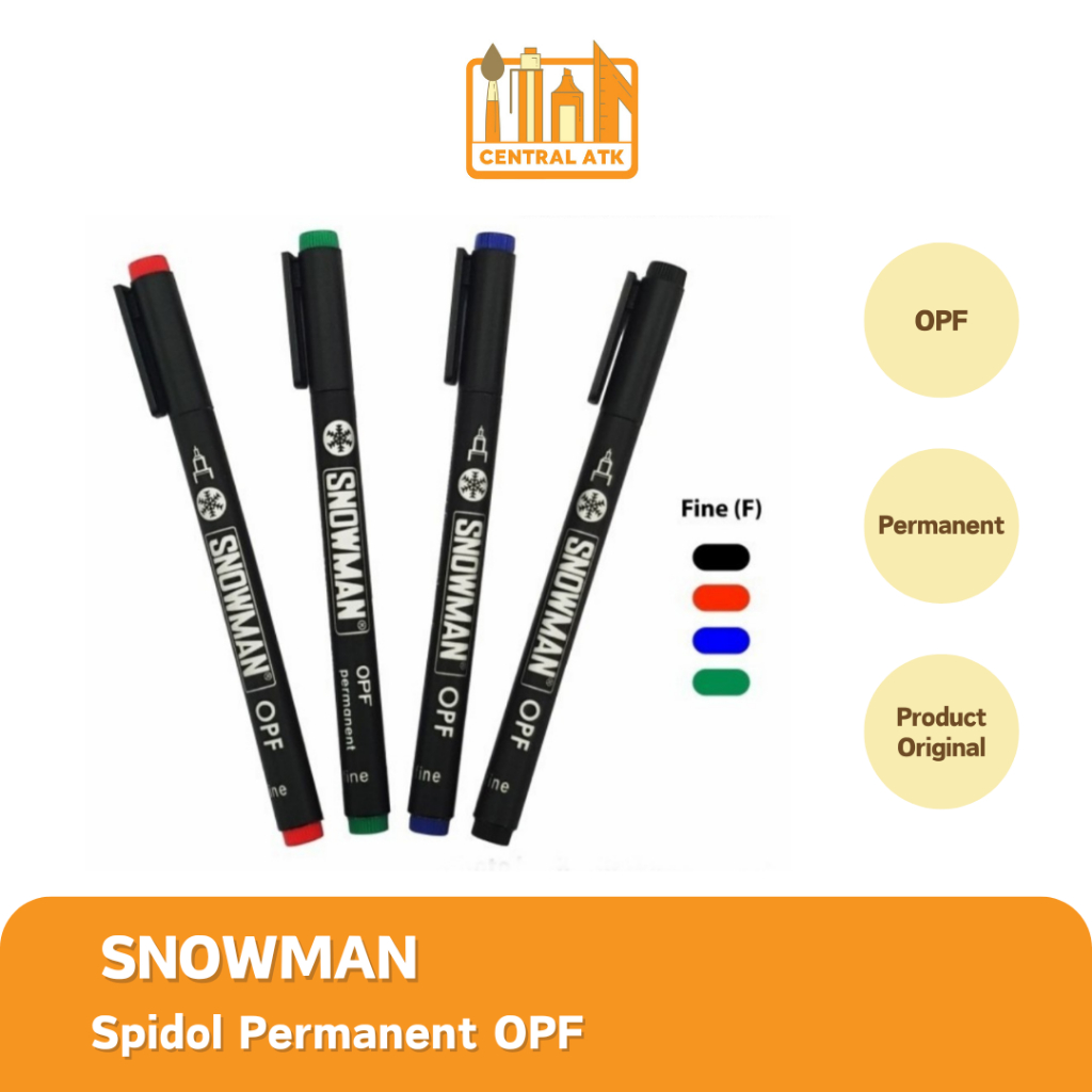 Jual SPIDOL PERMANENT SNOWMAN OHP FINE (1PCS) | Shopee Indonesia