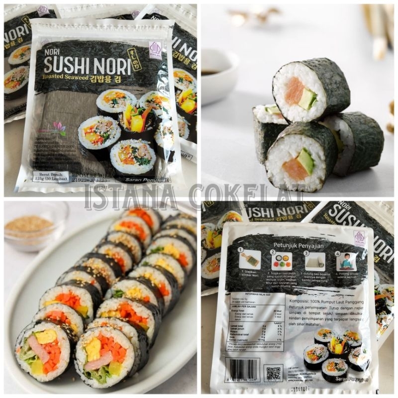 Jual SUSHI NORI, Nori Isi 50 lembar | Shopee Indonesia