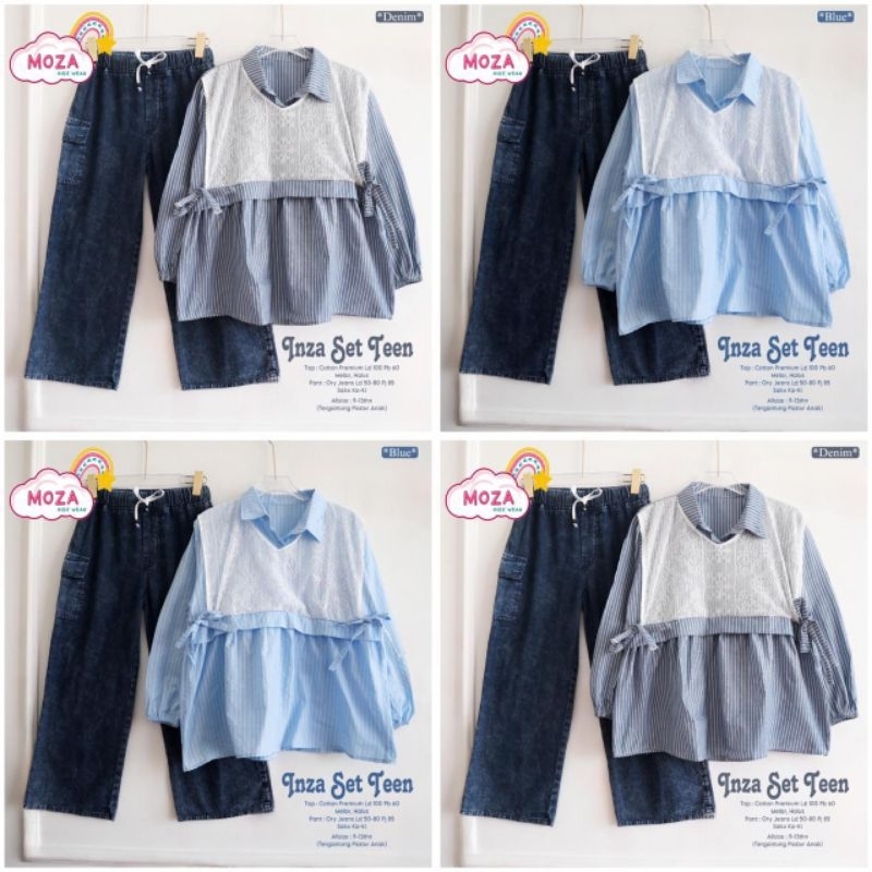 Jual (( NEW ARRIVAL )) SET ANAK 9-15 TAHUN // SETELAN KEMEJA BLOUSE ...