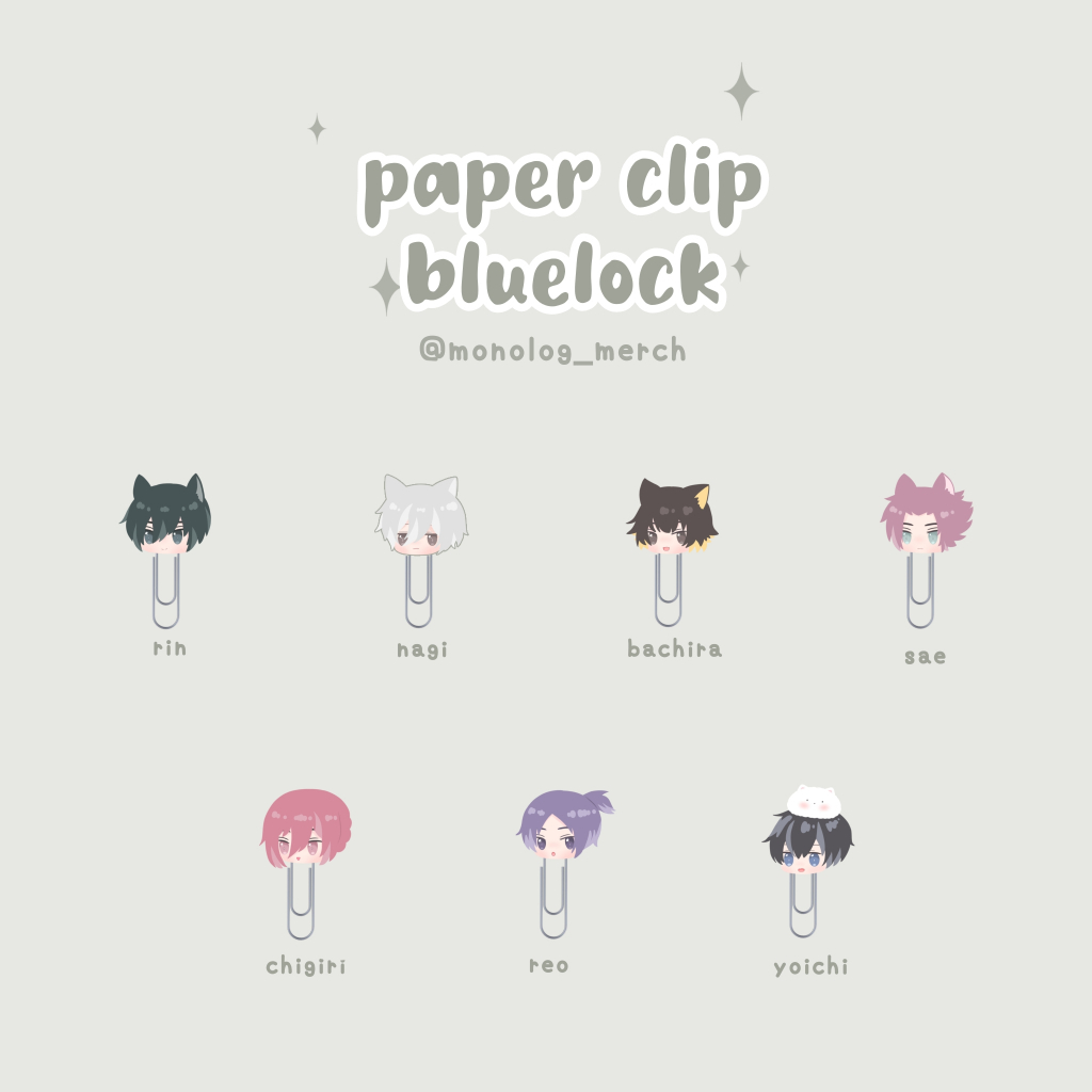Jual Anime paper clip blue lock | Shopee Indonesia