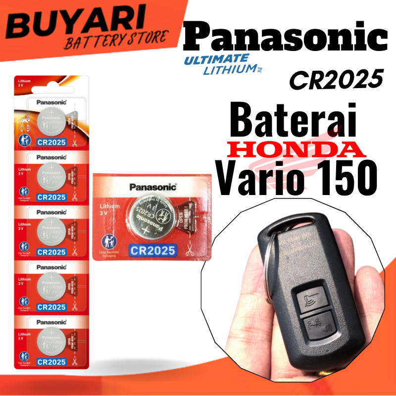 Jual DI JAMIN ORIGINAL!! Baterai Remote Panasonic CR2025 3V Mobil ...