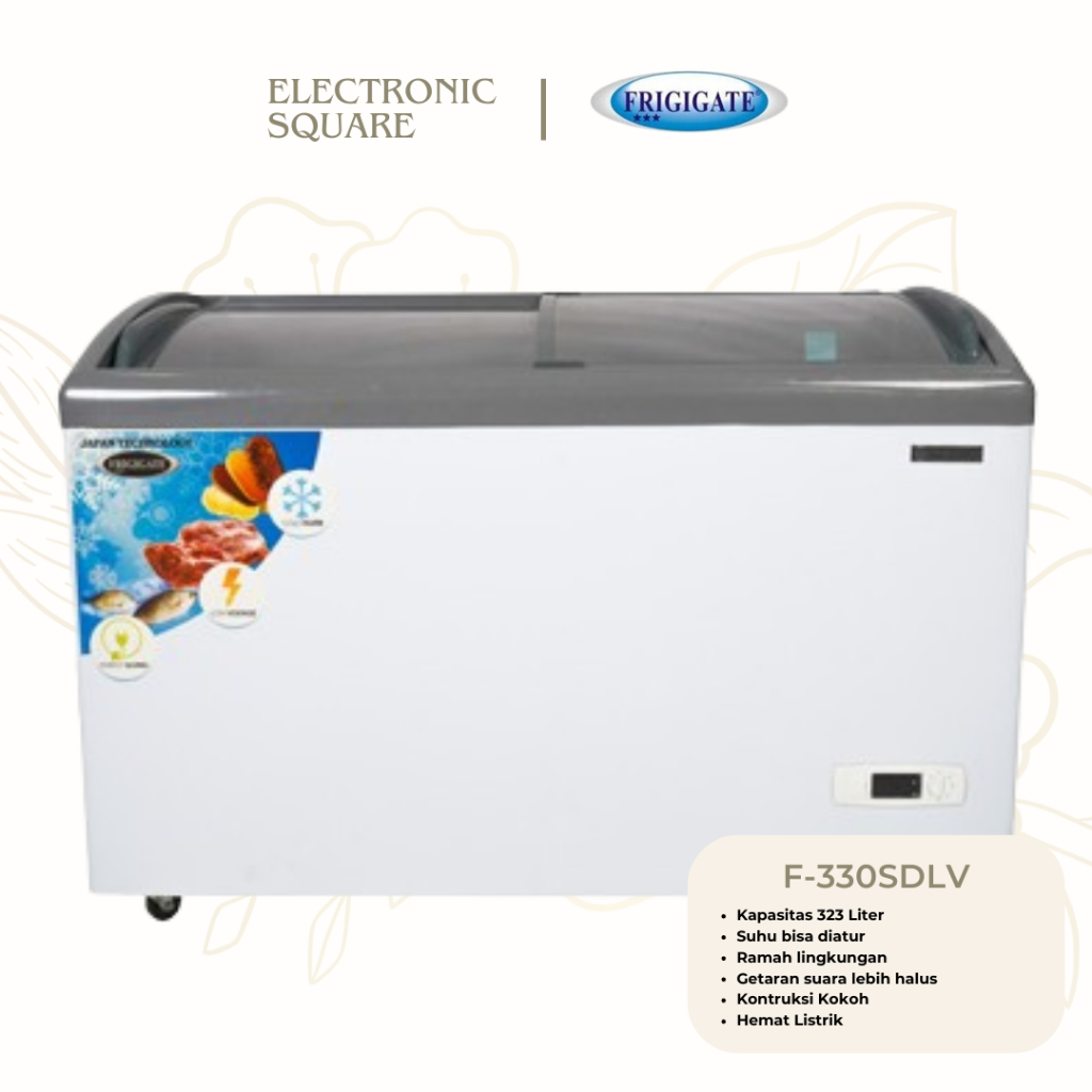 Jual Chest Freezer FRIGIGATE F-330SDLV / F 330 SDLV Kapasitas 323 Liter ...