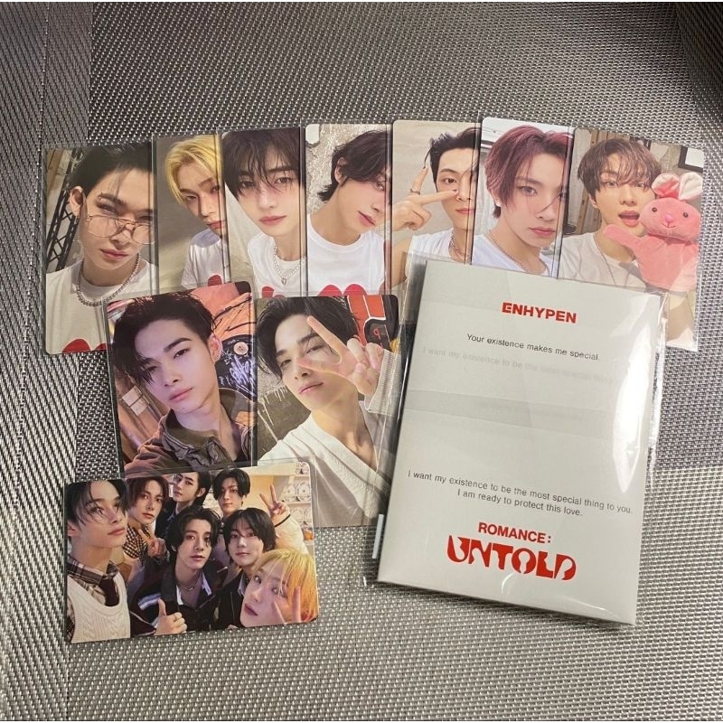 Jual PHOTOCARD OFFICIAL ENHYPEN ROMANCE UNTOLD WEVERSE VER | Shopee Indonesia