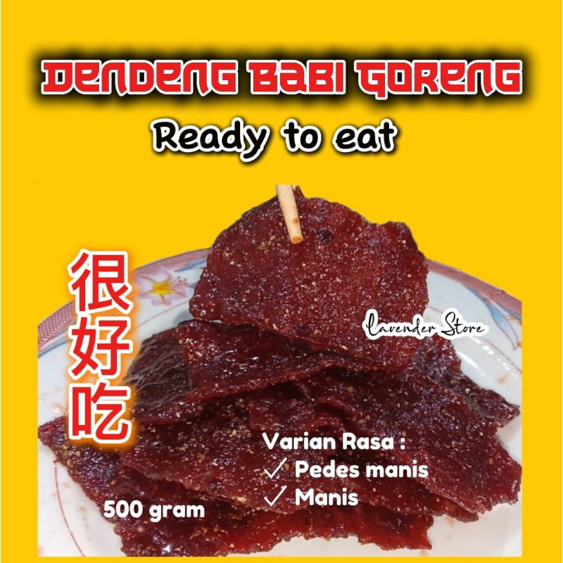 Jual Dendeng goreng Babi 500gr (Matang bisa langsung dimakan) | Shopee ...