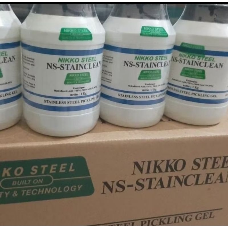 Jual NIKKO Steel NS- Stainclean Gel pembersih Stainlees 1kg | Shopee ...