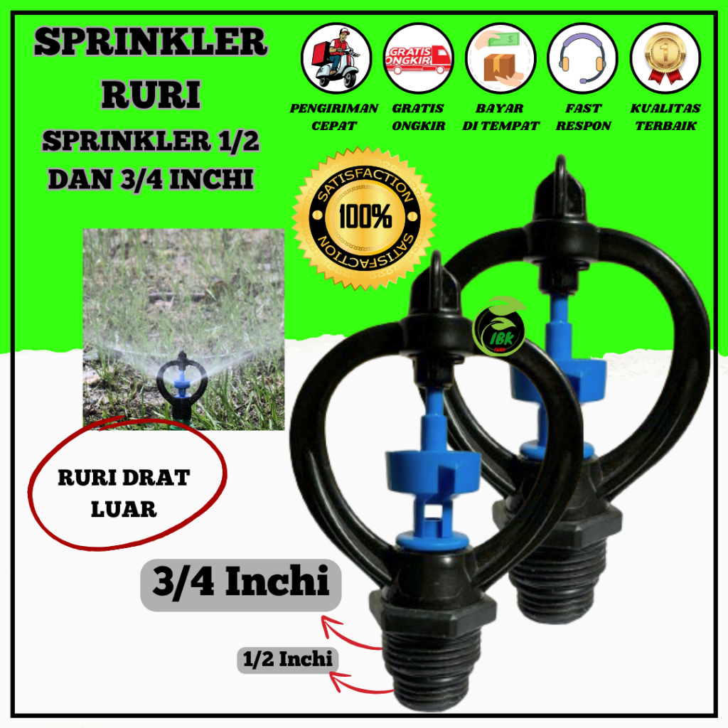 Jual Sprinkler Ruri Sprinkler Pertanian Sprinkler Taman Sprinkler kebun ...