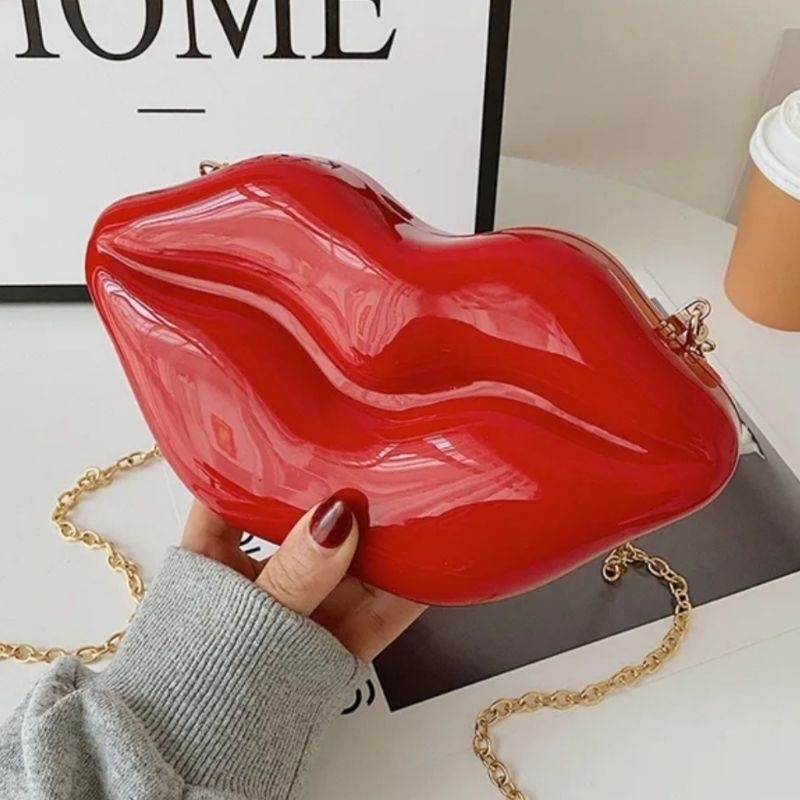 Jual MAR'S Tas wanita tas pesta tas selempang tas lucu tas merah tas ...