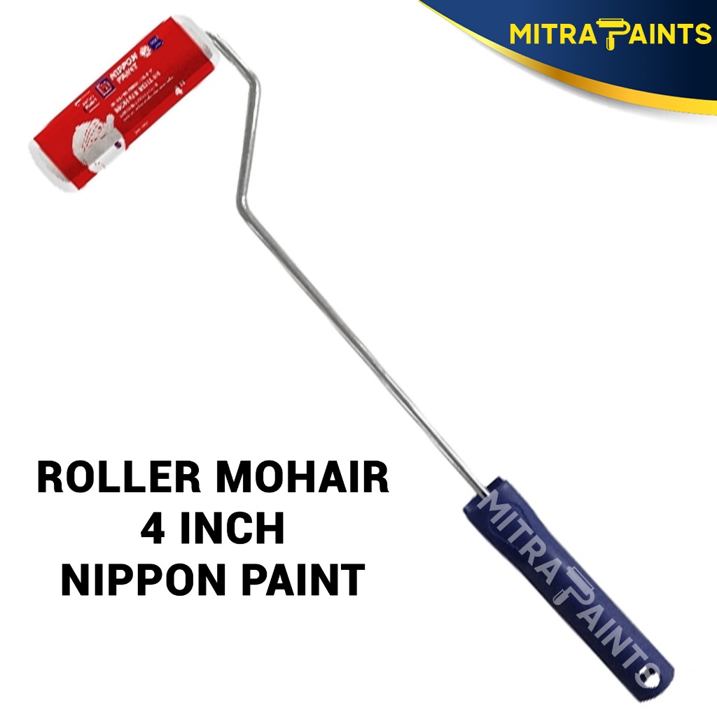 Jual ULTRA PREMIUM ROLLER MOHAIR 4 INCH / KUAS ROLL MINI NIPPON PAINT ...
