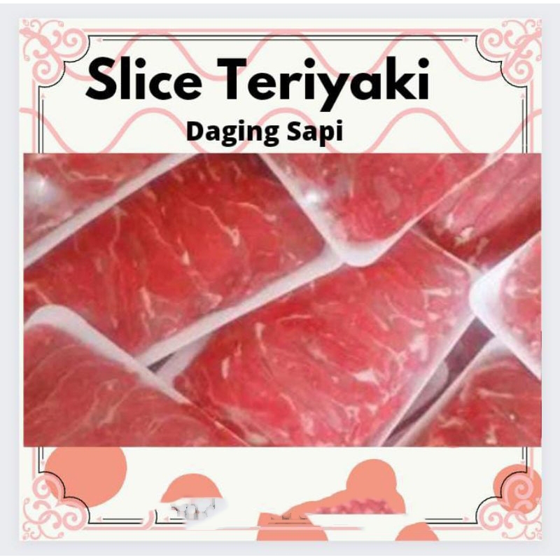 Jual DAGING SLICE TERIYAKI SUKIYAKI YAKINIKU FROZEN DAGING FRESH DAGING ...