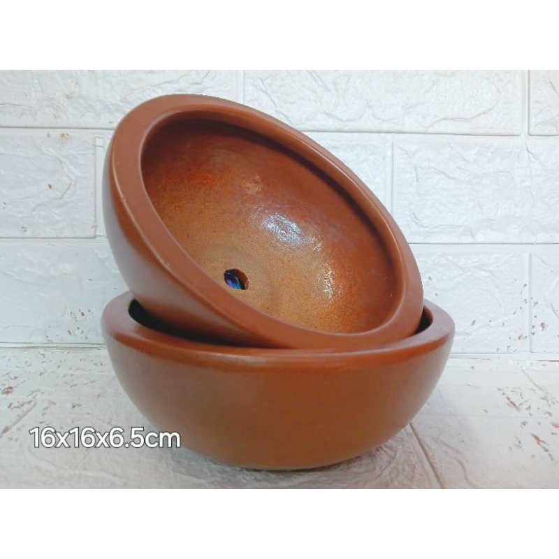 Jual pot bulat polos keramik | Shopee Indonesia