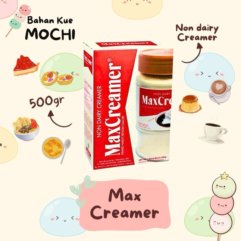 Jual Max Creamer 500gr / Krimer Max Cream 500gr / Krimer Kopi 500gr Max ...