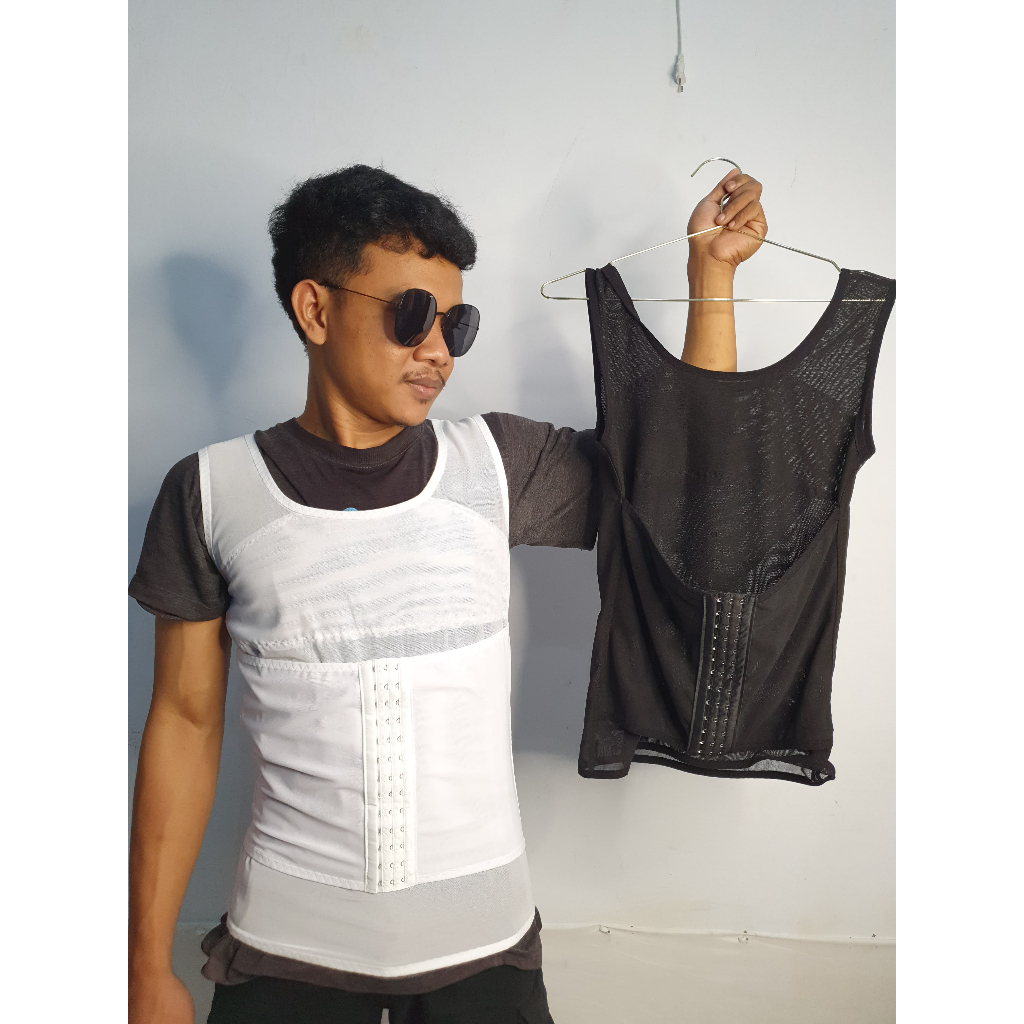 Jual korset pelangsing perut pria korset pengecil perut buncit | Shopee ...