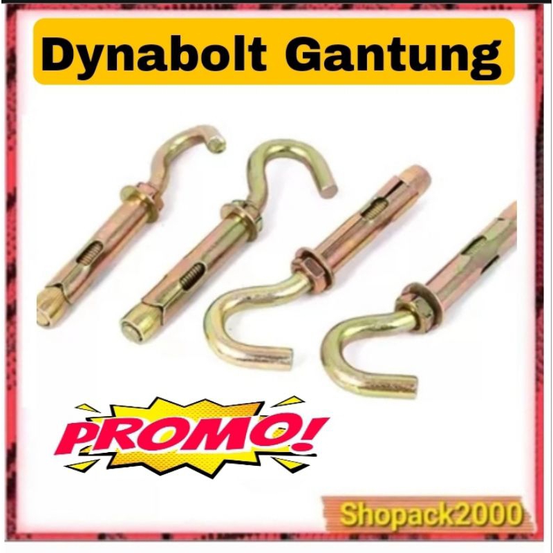 Jual Dynabolt Gantung / Hook Dynabolt / Hook Achor Dynabolt - 8 X 60 ...