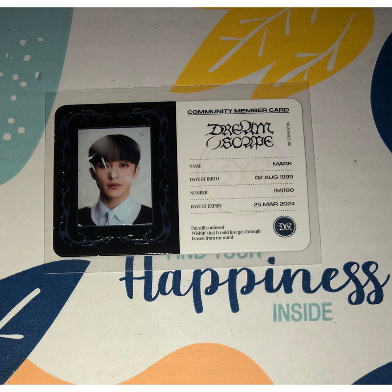 Jual [BACA DESK] PHOTOCARD ID CARD OFFICIAL MARK JUNGWOO KUN JISUNG NCT ...