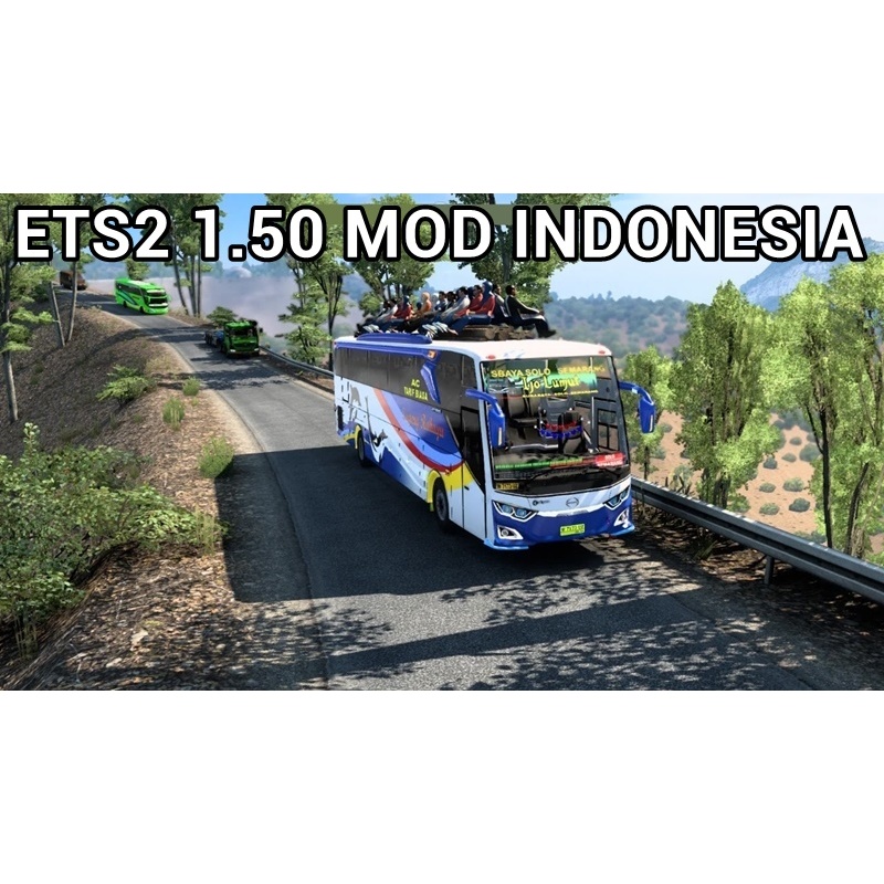 Jual Game ETS2 1.50 + MOD Bus Truk Mobil Map Indonesia untuk Komputer ...