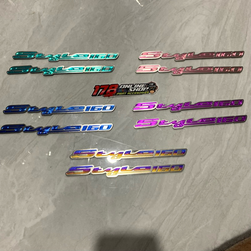 Jual emblem honda stylo 160 titanium warna | Shopee Indonesia