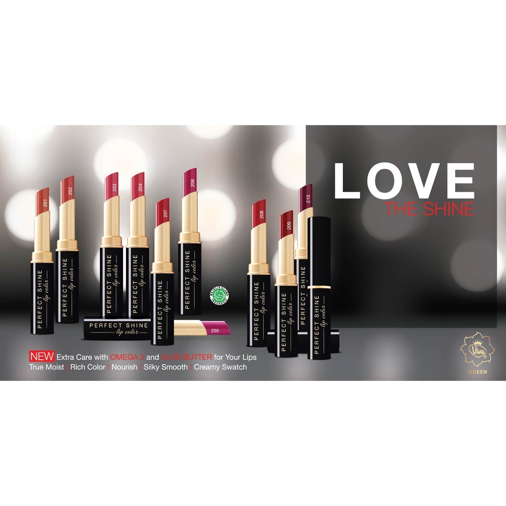 Jual [100% ORI] VIVA QUEEN Perfect Shine Lip Color | Shopee Indonesia