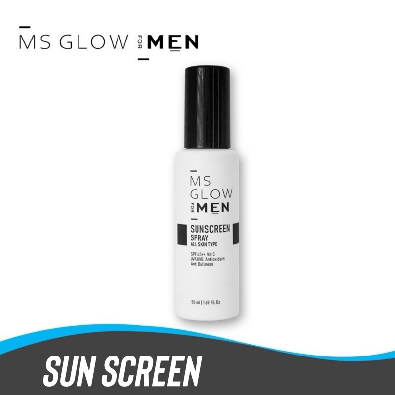 Jual MS GLOW FOR MEN - SUNSCREEN SPRAY/Penyegar Wajah - 100ml | Shopee ...
