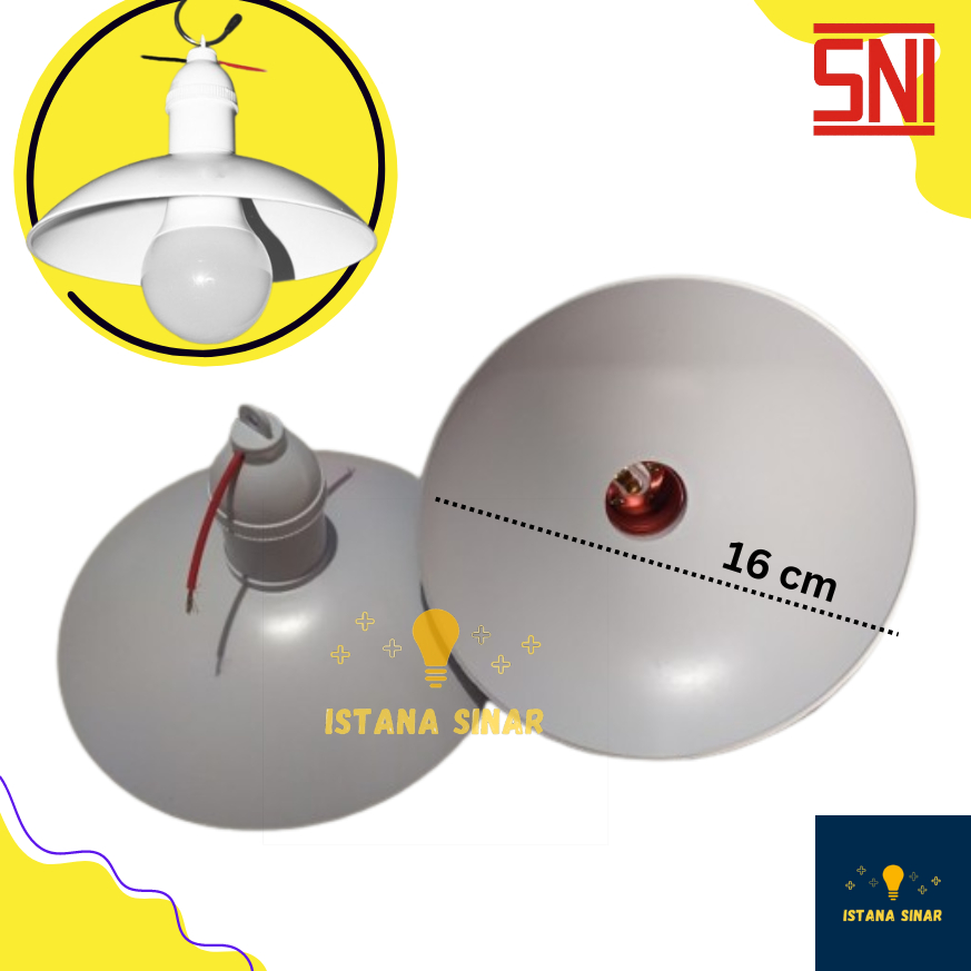 Jual Fitting Gantung Outdoor Kap Lampu Gantung Out door E27 Fitting WD Kecil Plastik Fitting ...