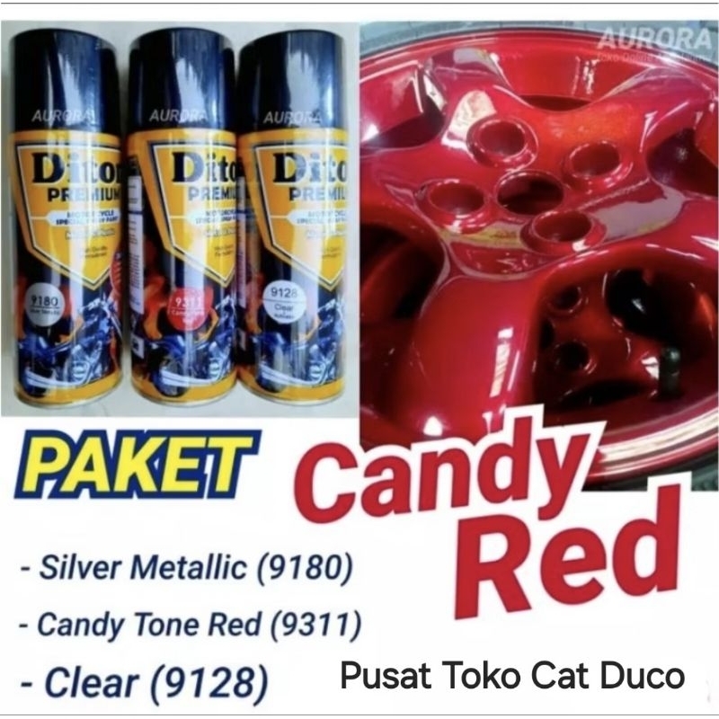 Jual Paket Diton Premium Candy Red 9180+9311+9128 paket diton premium candy merah cendy red isi ...