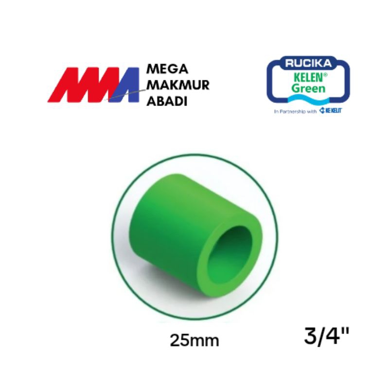 Jual Rucika - Socket / Sock / Sok PPR 3/4" inch | Shopee Indonesia