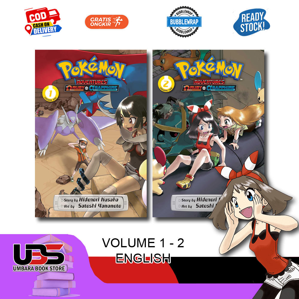 Jual Komik Pokémon Adventures: Omega Ruby and Alpha Sapphire (Volume 1-2) English | Shopee Indonesia