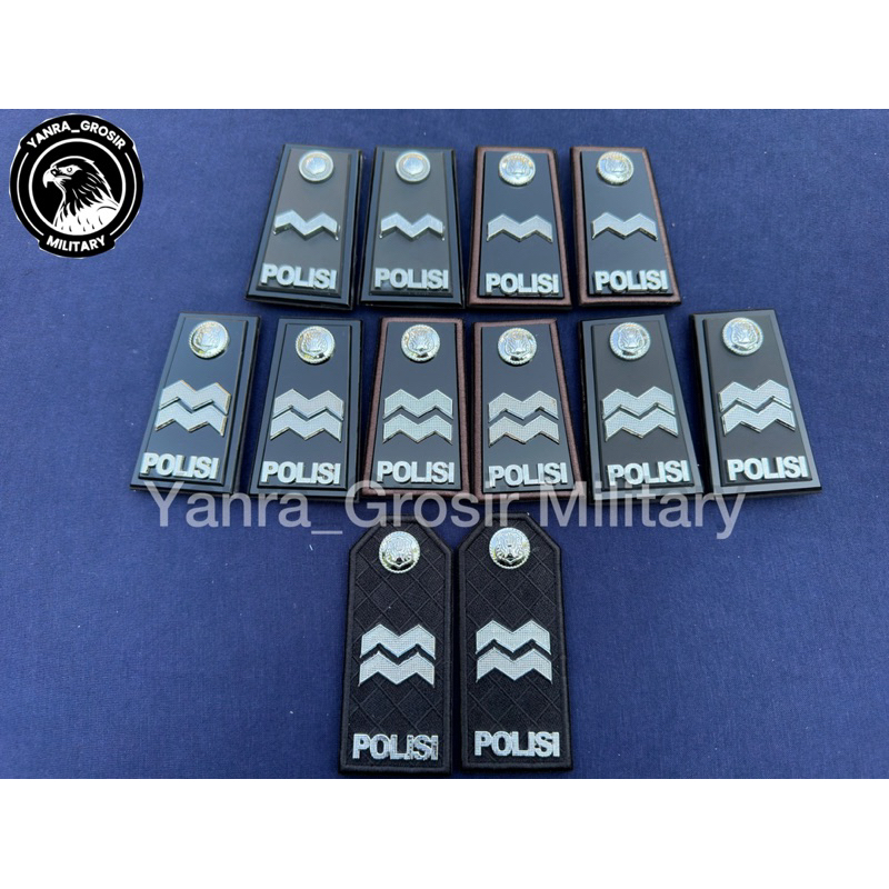 Jual Pangkat Aipda aiptu pdu akrilik mika monogram kewenangan polisi ...