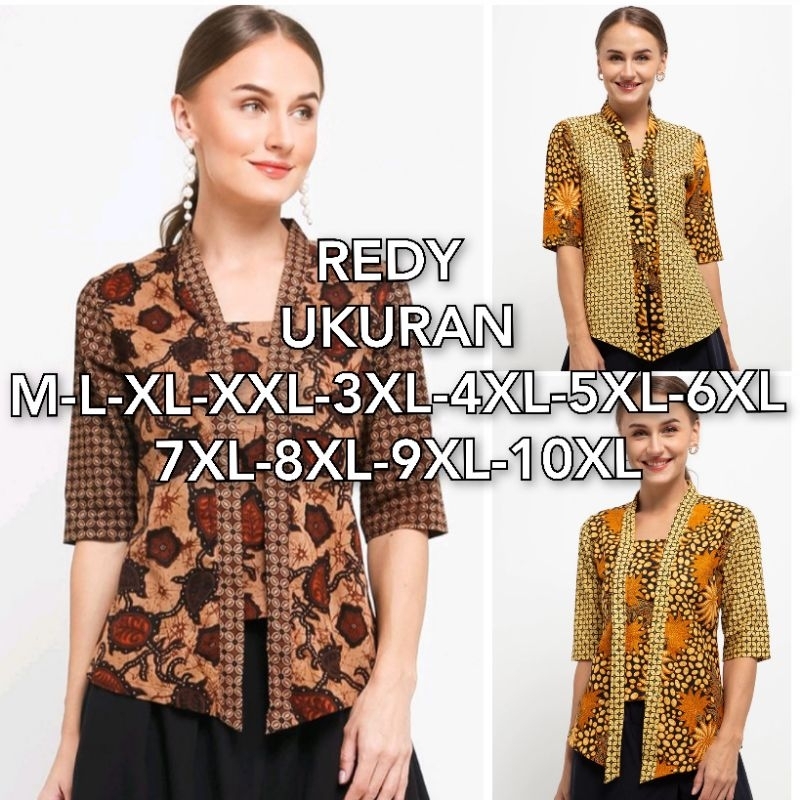 Jual batik Qorina KUTU BARU / KEBAYA jumbo BIG SIZE JUMBO XXL XXXL 4L ...