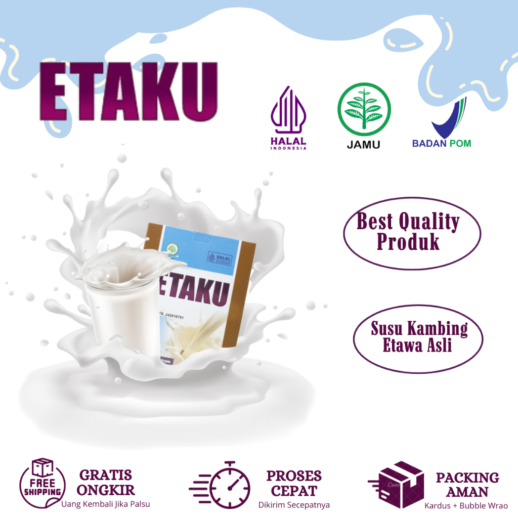 Jual Etaku - Susu Kambing Etawa Bubuk Murni Berkhasiat Untuk Kesehatan ...