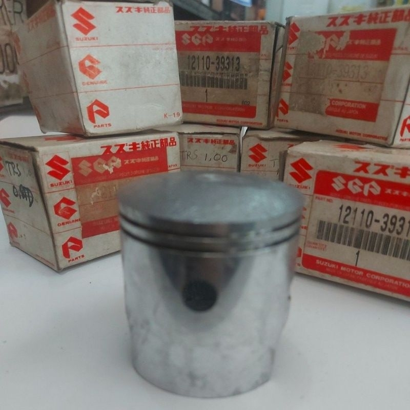 Jual PISTON SEKER SEHER ONLY TRS OS STD 50 ORIGINAL SUZUKI | Shopee ...