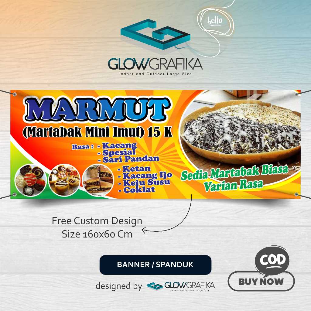 Jual Cetak Spanduk Banner Martabak Mini Imut | Shopee Indonesia