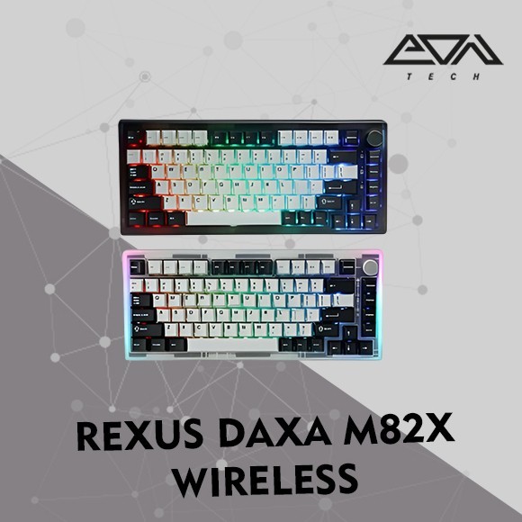 Jual Rexus DAXA M82X Wireless Ultimate Layout 75% Gaming Keyboard ...