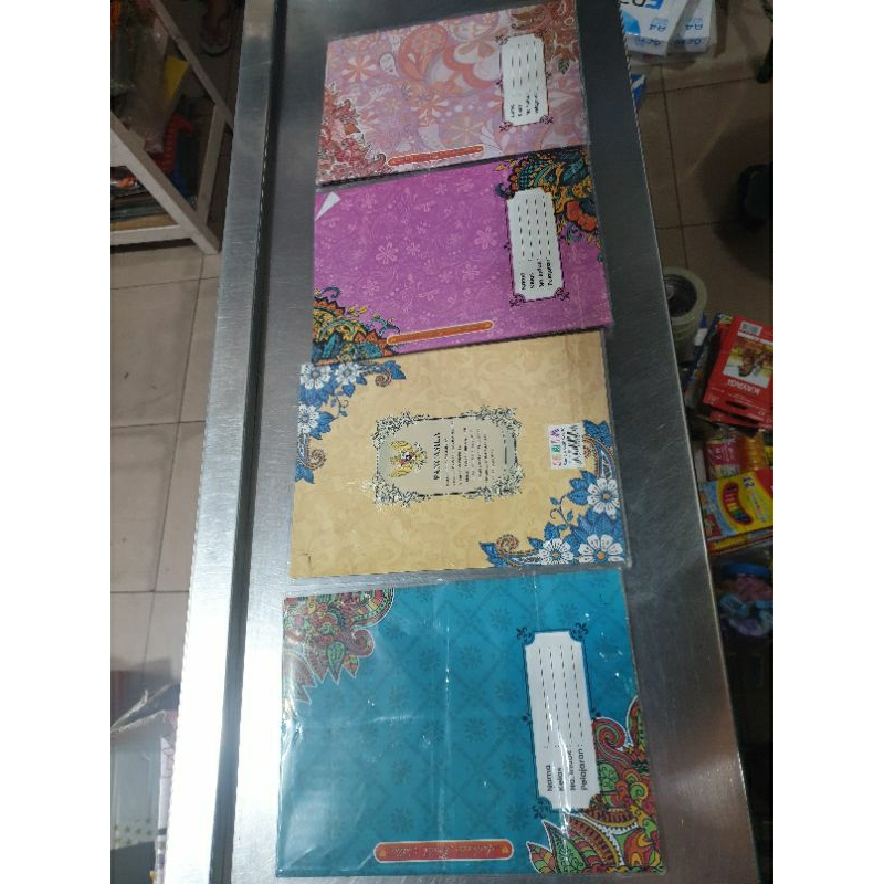 Jual Sampul Kertas Batik Ukuran Kwarto / Sampul Buku Kertas Coklat ...
