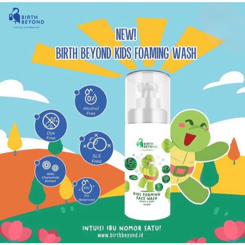Jual BIRTH BEYOND Kids Foaming Face Wash 100ml | BirthBeyond Sabun Cuci ...