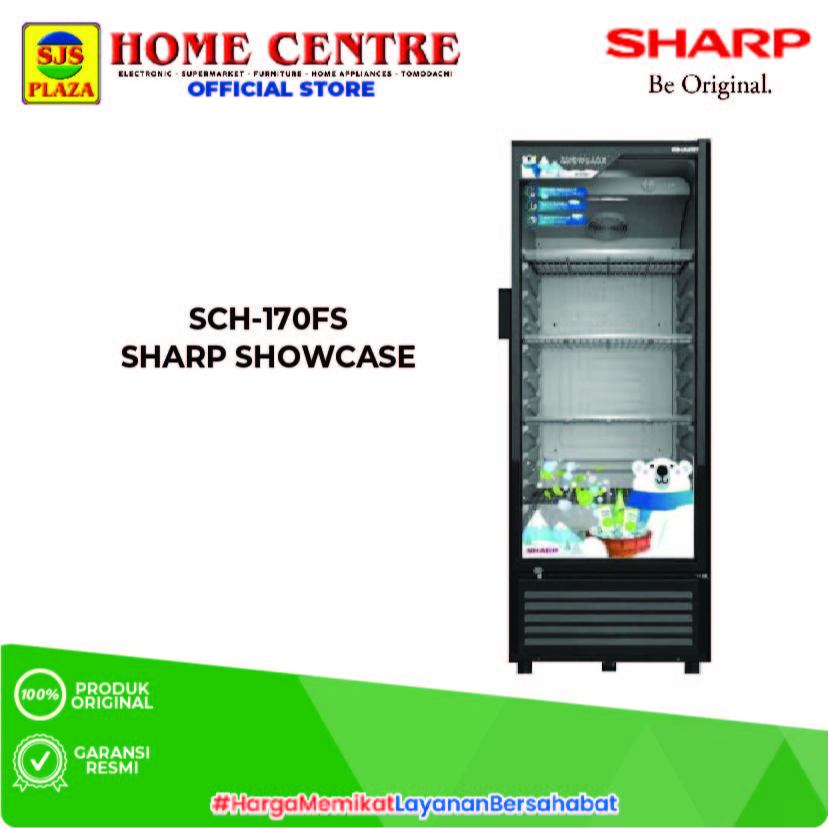 Jual Sharp Showcase Display Cooler SCH-170FS Black | Shopee Indonesia