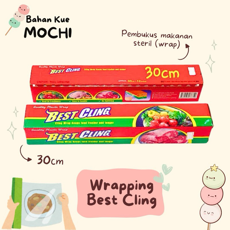 Jual Wrapping Best Cling 30cm / Plastik Wrap Makanan Steril / Plastic ...