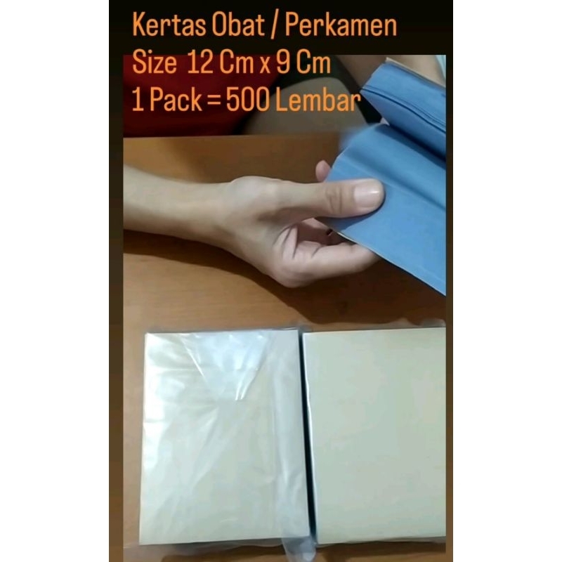 Jual Kertas obat / kertas perkamen / kertas puyer /kertas pembungkus ...