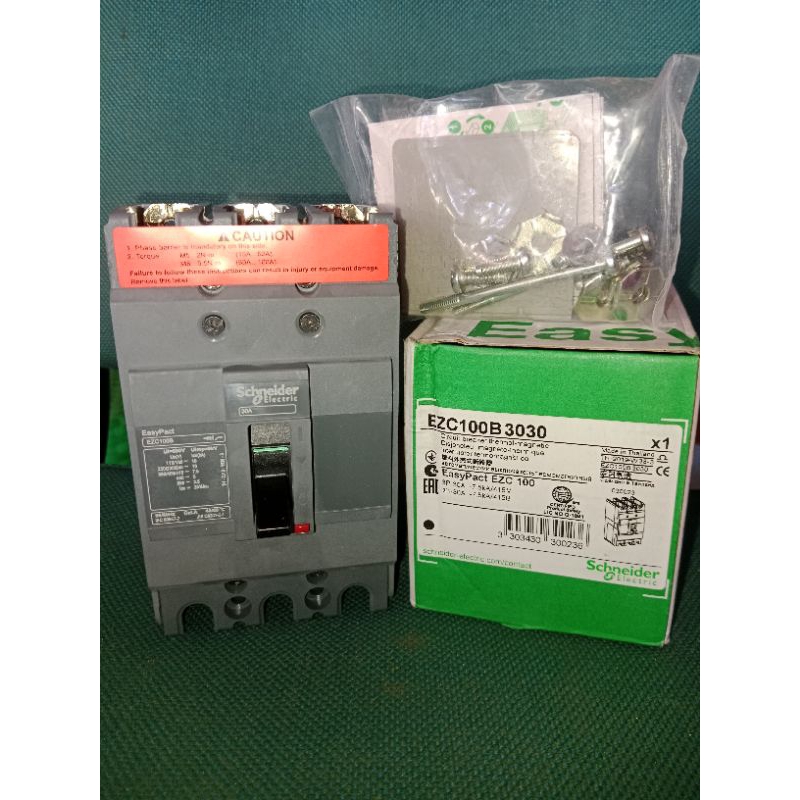 Jual MCCB SCHNEIDER EZC100B3030 3P (25A 30A 40A 50A) | Shopee Indonesia