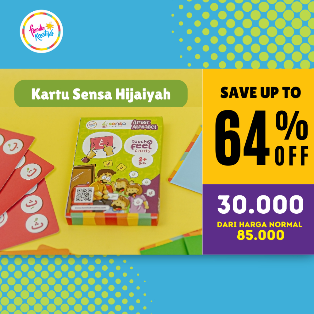 Jual WEEKEND SALE - Kartu HIjaiyah - Kartu Belajar Bertekstur Kartu ...