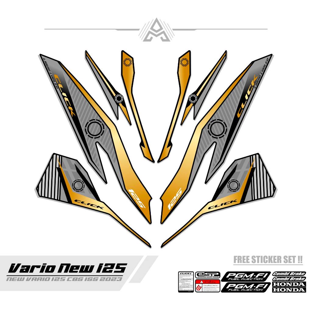 Jual STRIPING VARIO NEW 125 2023 / MTF 26 / VARIO VARIO NEW 125 CBS ISS ...