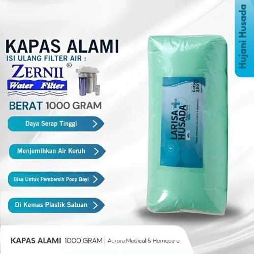 Jual Kapas Pembalut Gulung Putih 1000 gram / 1 kg Steril Premium ...