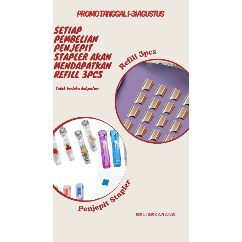 Jual Penjepit Kertas Otomatis / Paper Clipper Portable / Stapler ...