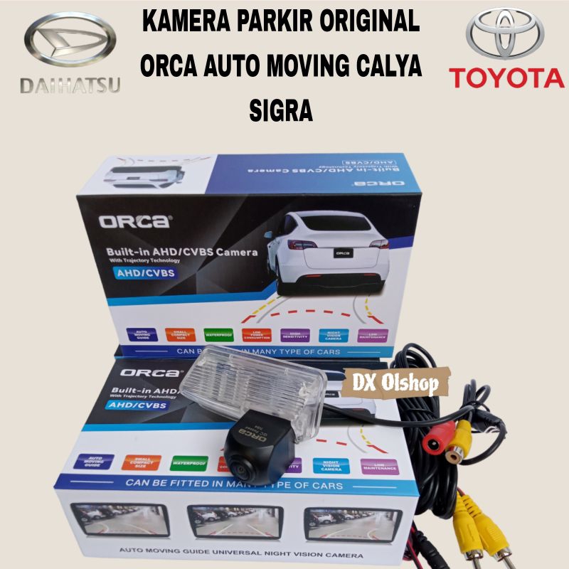 Jual kamera belakang parkir mundur orca auto moving oem calya/sigra high quality | Shopee Indonesia