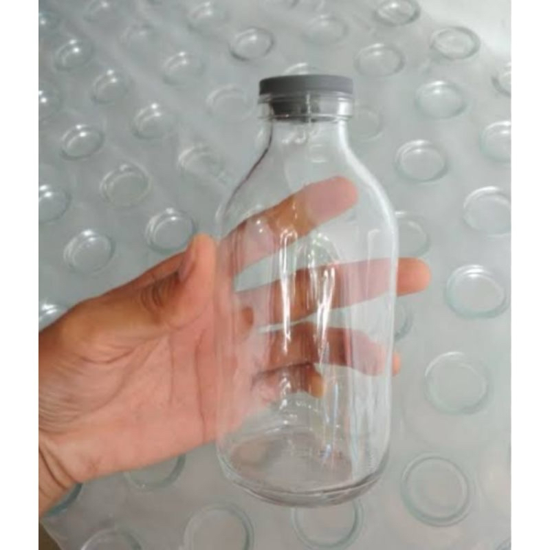 Jual Botol Kaca Asi 250ml || Botol Jus || Tutup Karet Kedap Udara/Botol ...