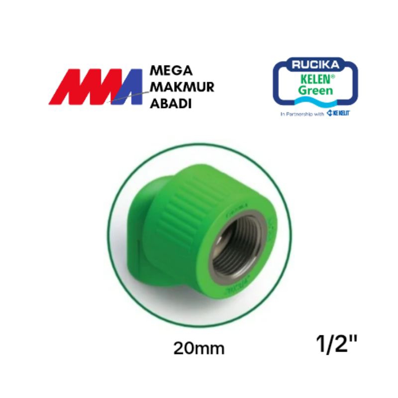 Jual Rucika - PPR Elbow / Knee / KDD / Knee Drat Dalam / 1/2" inch 90derajat | Shopee Indonesia