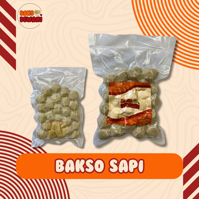 Jual Bakso Sapi (25pcs) + GRATIS BUMBU KUAH | Shopee Indonesia