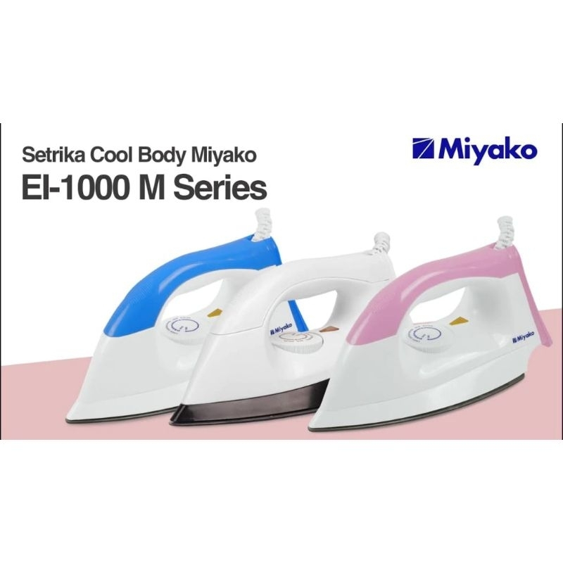 Jual Miyako El-1000 M Setrika Listrik Dry Iron / Setrika Kering 395 ...
