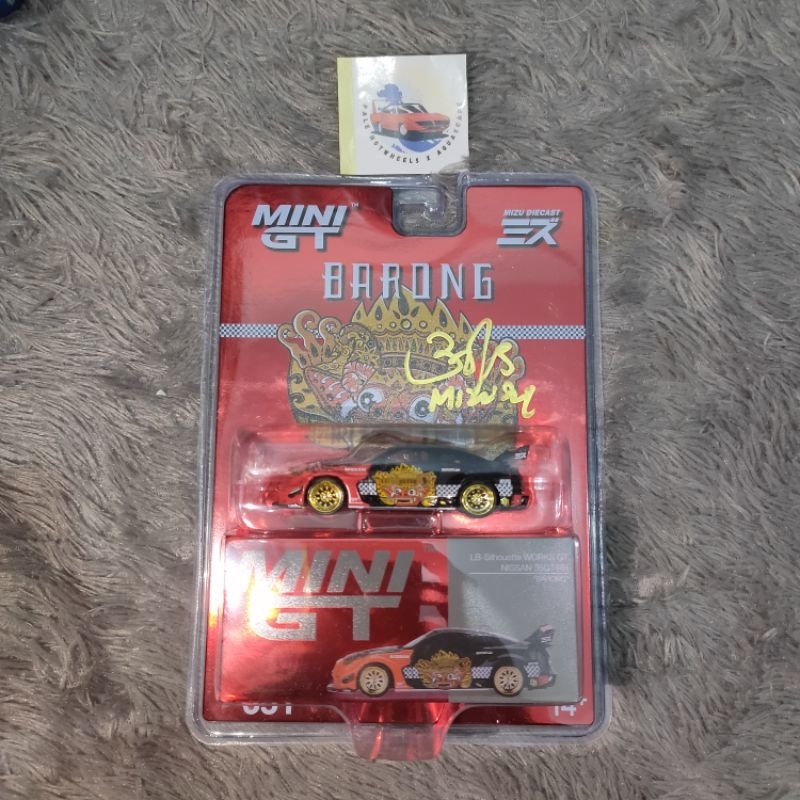 Jual MINI GT nissan lbwk r35 Barong sign/Ttd designer mizu diecast 2024 ...